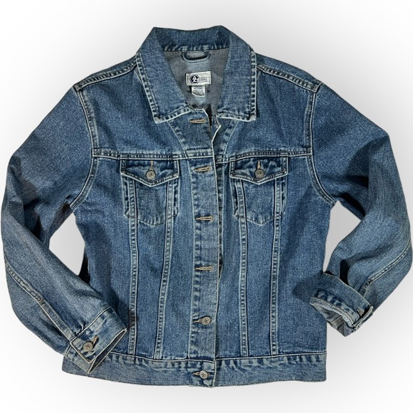 Arizona Jean Company | Jackets & Coats | Y2k Womens Denim Jean Jacket ...